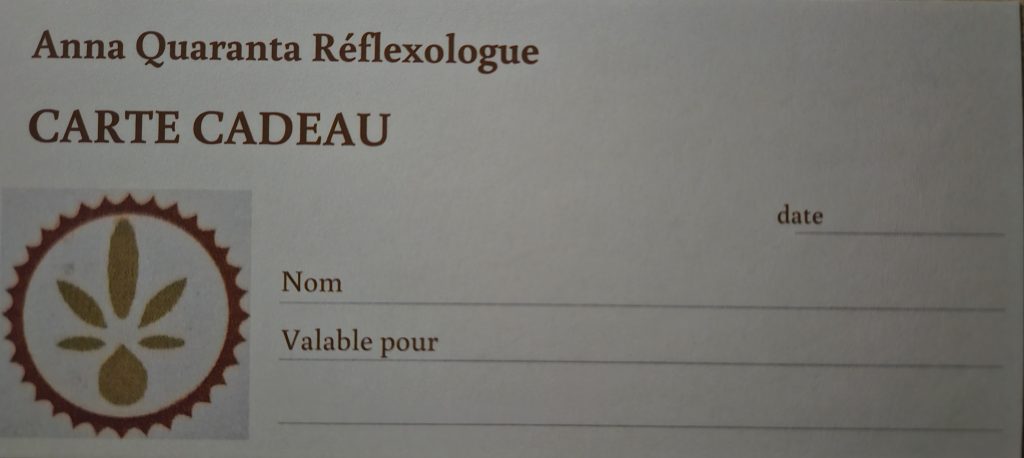 Carte Cadeau – anna quaranta reflexologue